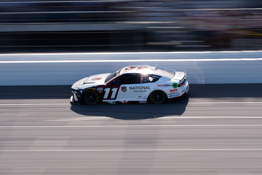 Denny Hamlin goes back to front again to win NASCAR race at Michigan ...