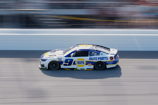 Denny Hamlin goes back to front again to win NASCAR race at Michigan ...